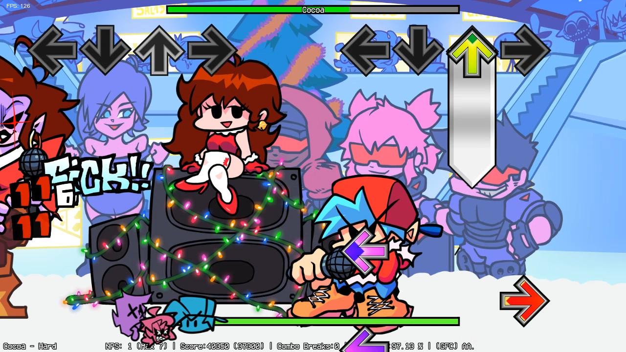 Animated Scalable Cel Noteskin Mod for Friday Night Funkin' | FNF Mods