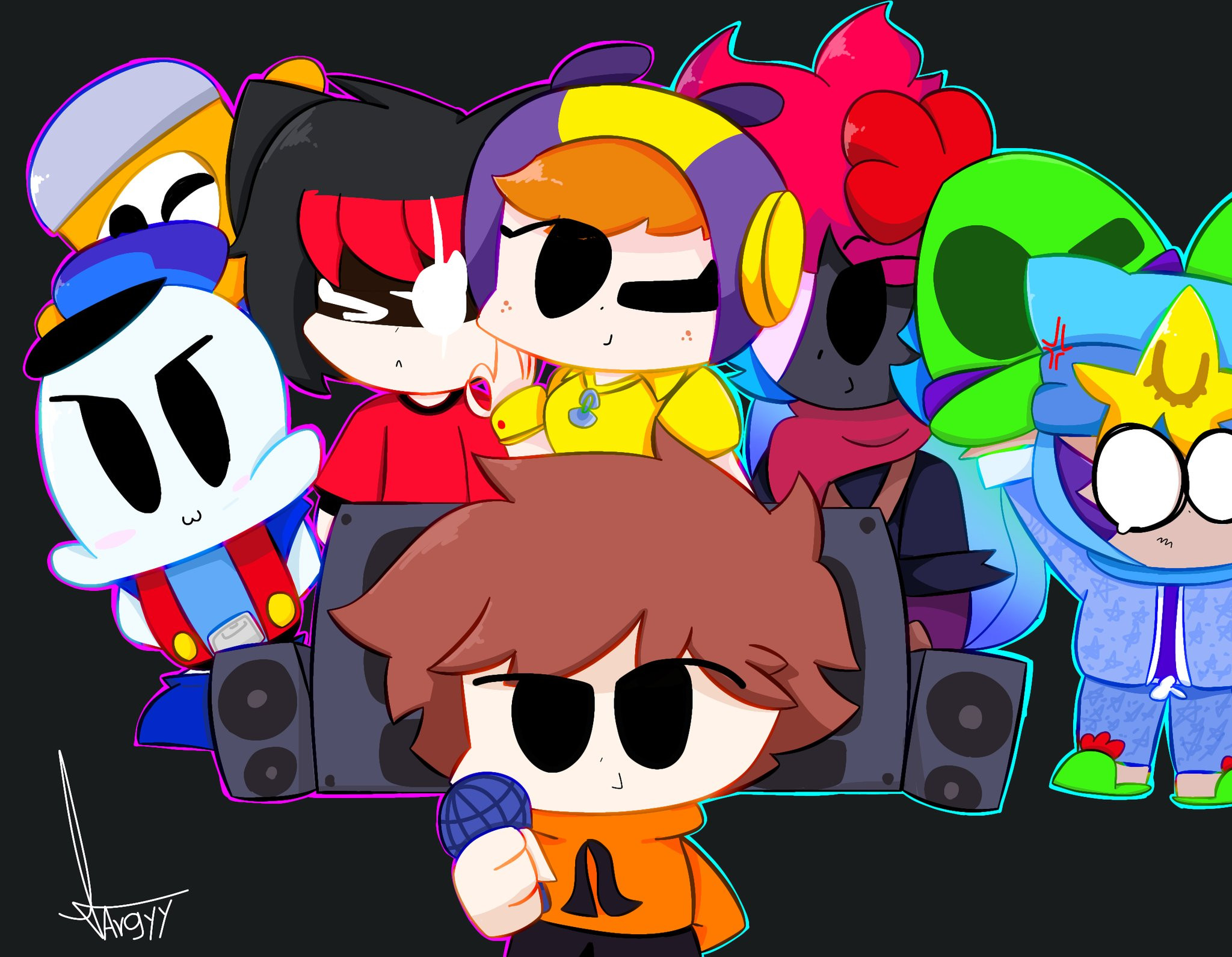 Friday Night Funkin' Brawl Stars Mod 2 - JesuZ Mod Mod for Friday Night ...