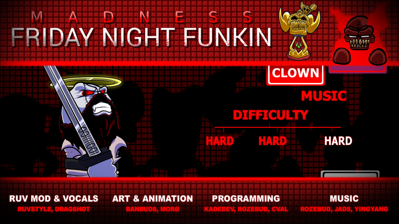 Ruv Vs Tricky: Full Week! Mod for Friday Night Funkin' | FNF Mods