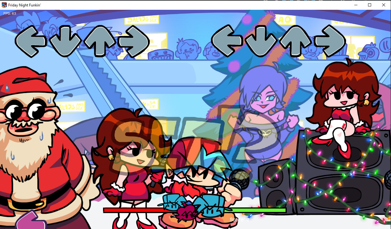 BF and GF over Parents Mod for Friday Night Funkin' | FNF Mods