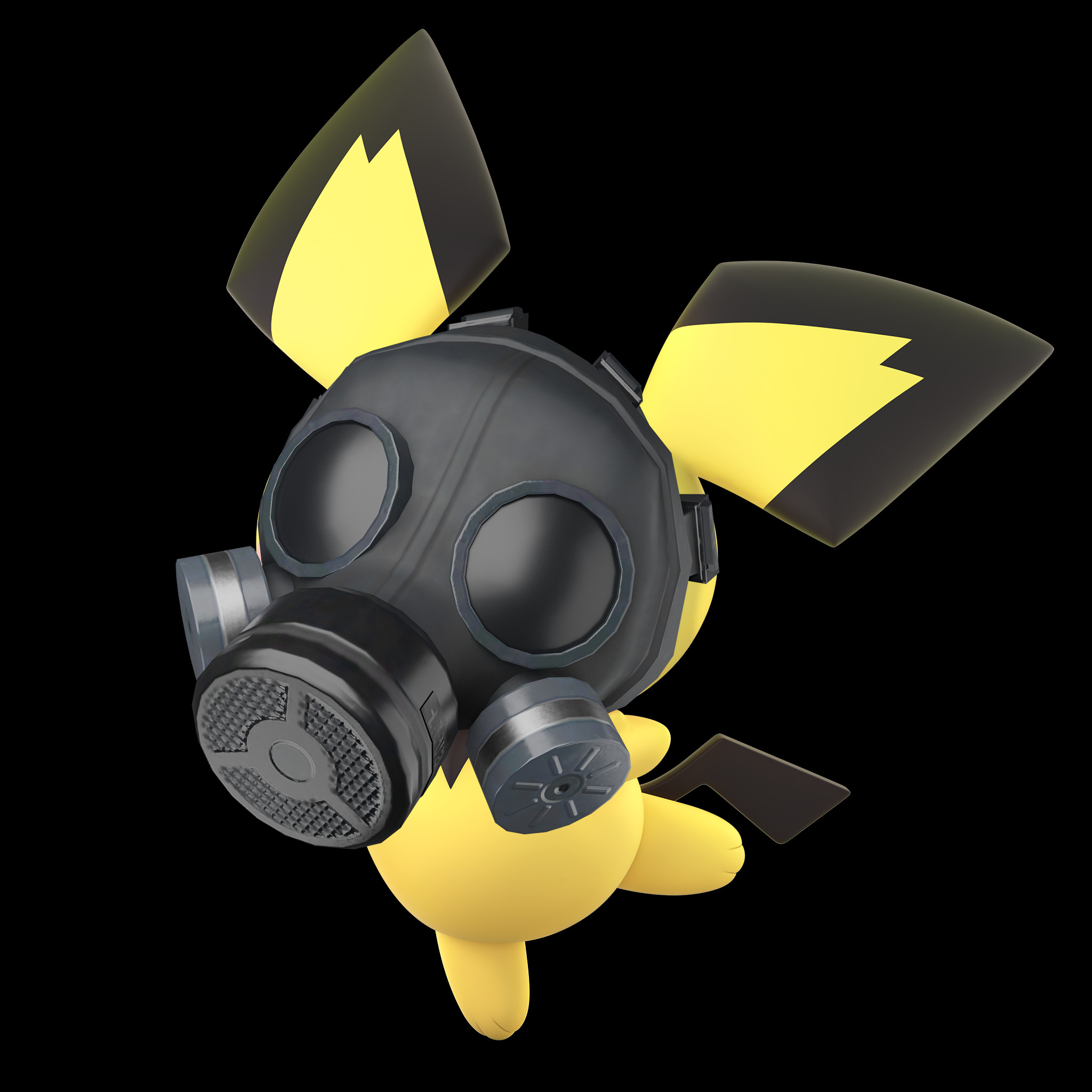 Gas Mask Pichu Mod for Super Smash Bros. Ultimate | SSBU Mods