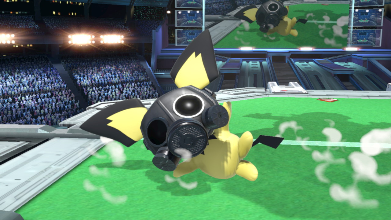 Gas Mask Pichu Mod for Super Smash Bros. Ultimate | SSBU Mods