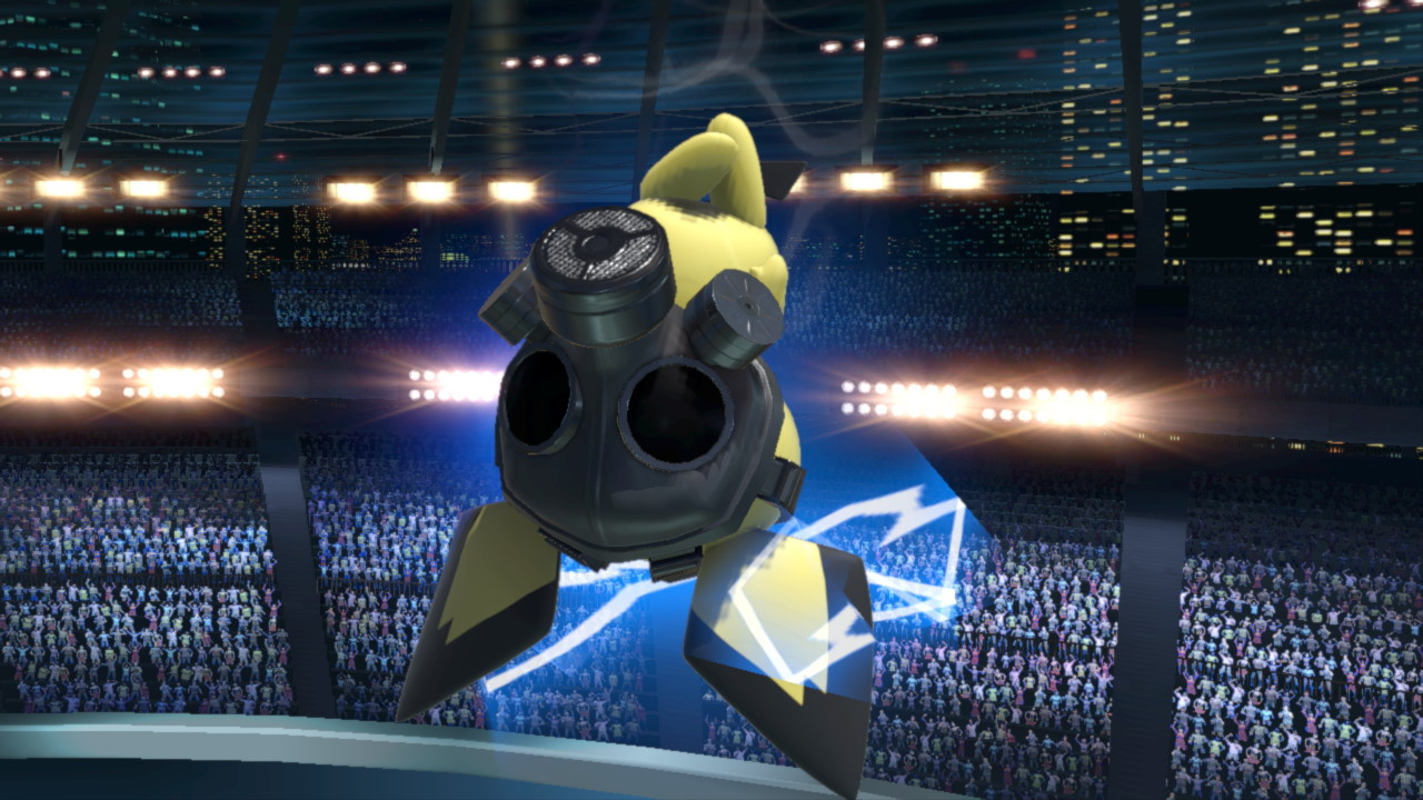 Gas Mask Pichu Mod for Super Smash Bros. Ultimate | SSBU Mods