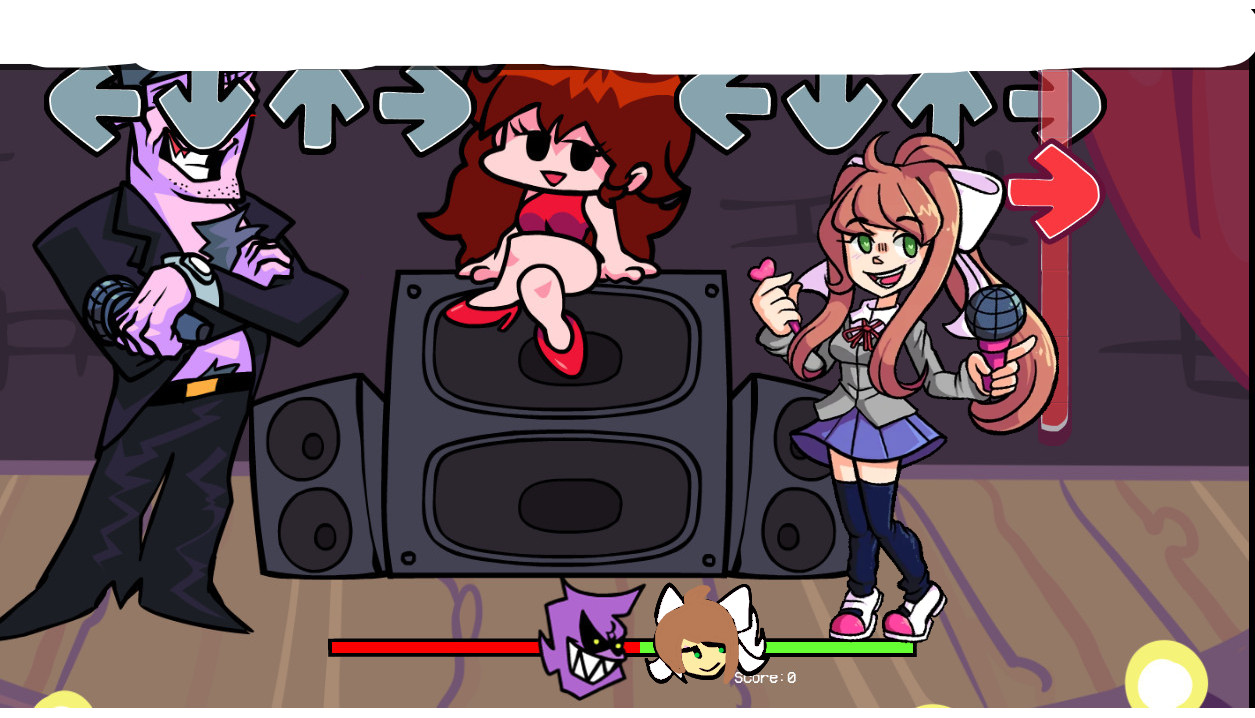 Playable HD Monika Mod for Friday Night Funkin' | FNF Mods