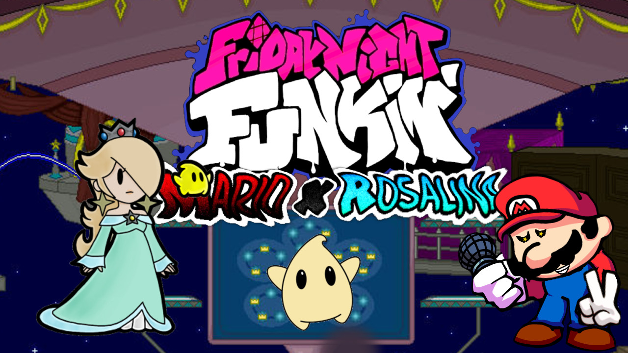 Friday Nigth Funkin Mario x Rosalina Mod for Friday Night Funkin' | FNF ...