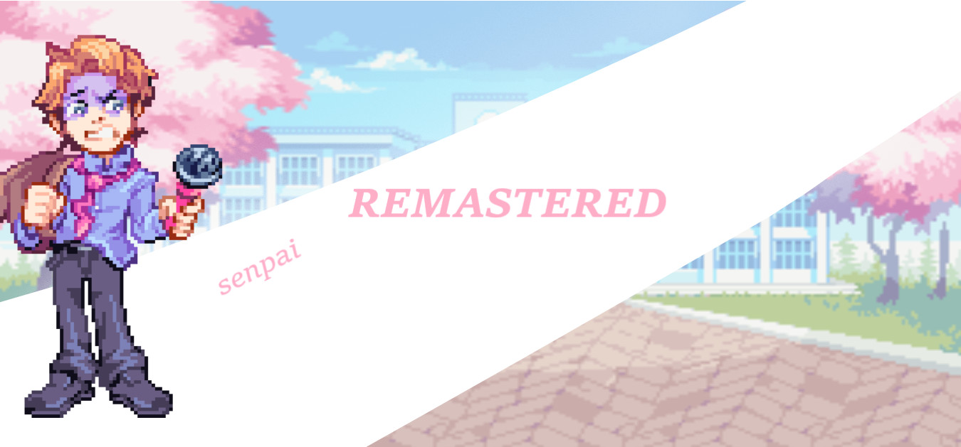 Remastered senpai Mod for Friday Night Funkin' | FNF Mods