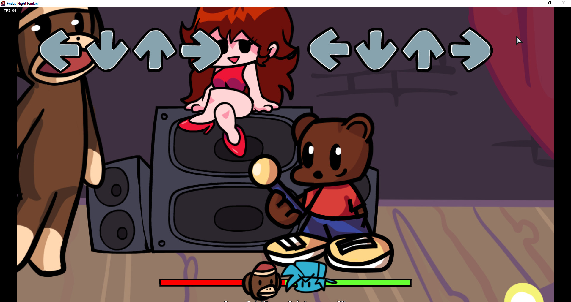 Sock Monkey Over Daddy Dearest Mod for Friday Night Funkin' | FNF Mods