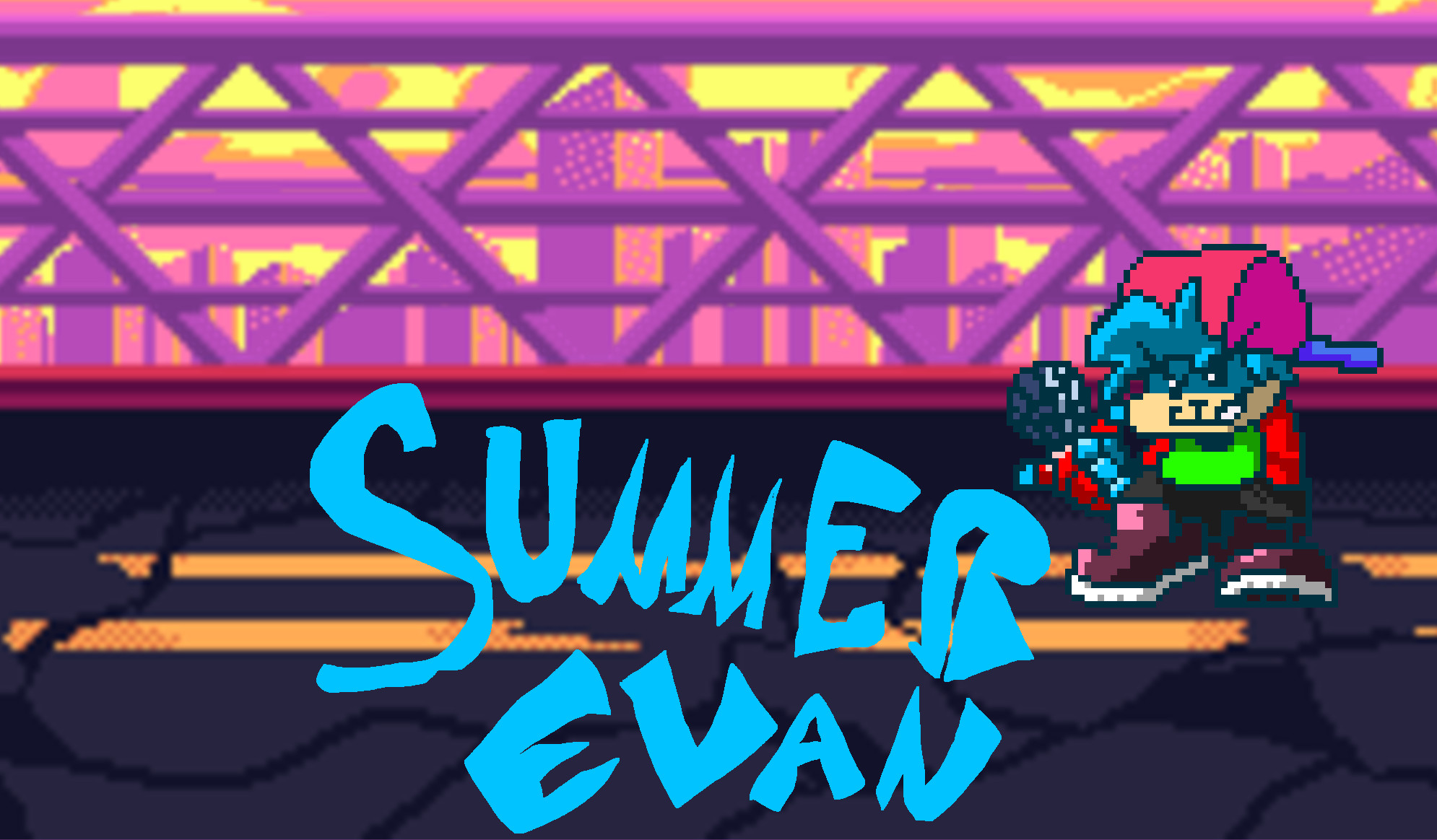 Summer Evan [BF Skin] Mod for Friday Night Funkin' | FNF Mods