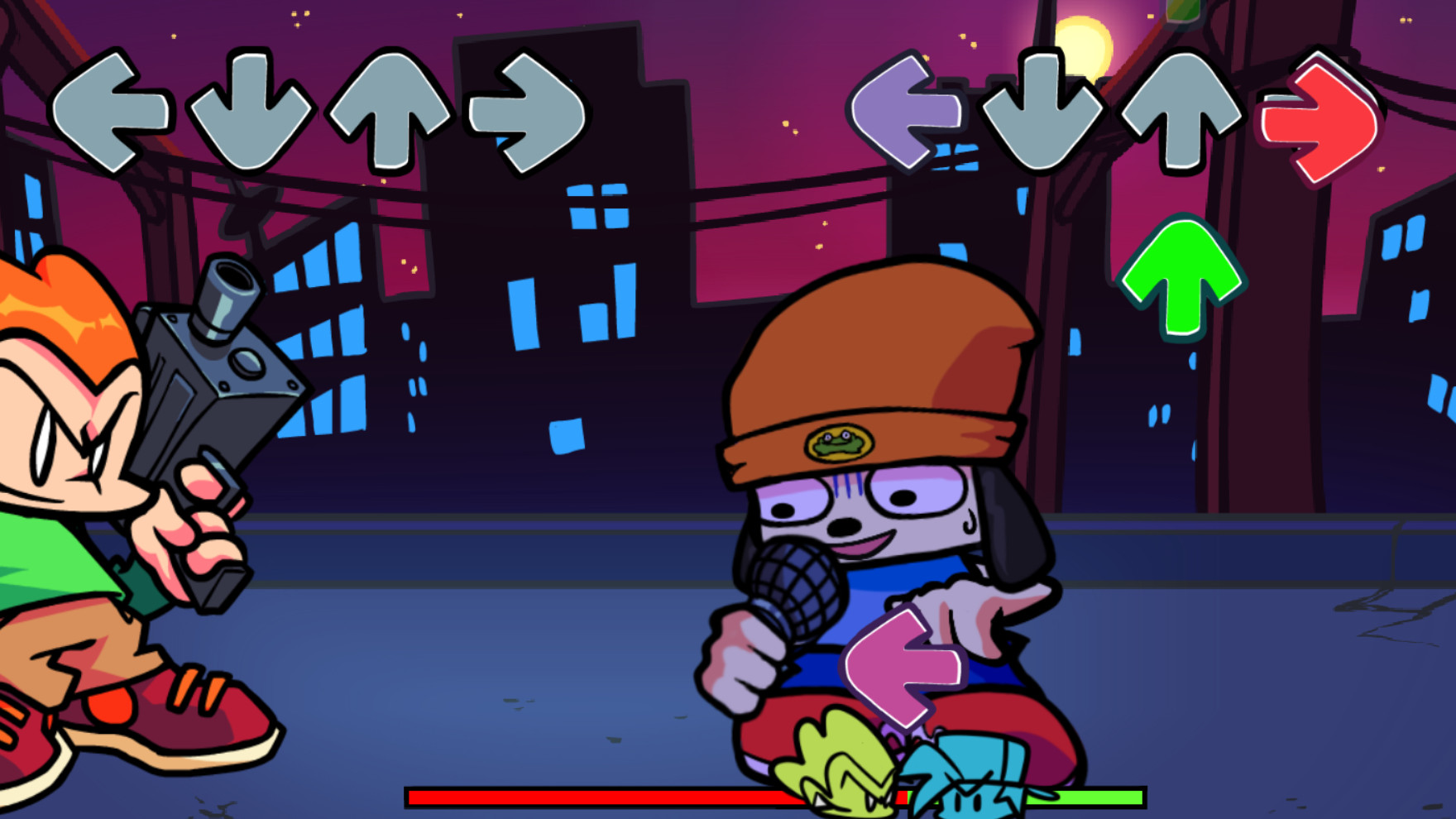 Parappa Over BF Skin! - [FNF w/ Parappa Version] Mod for Friday Night ...