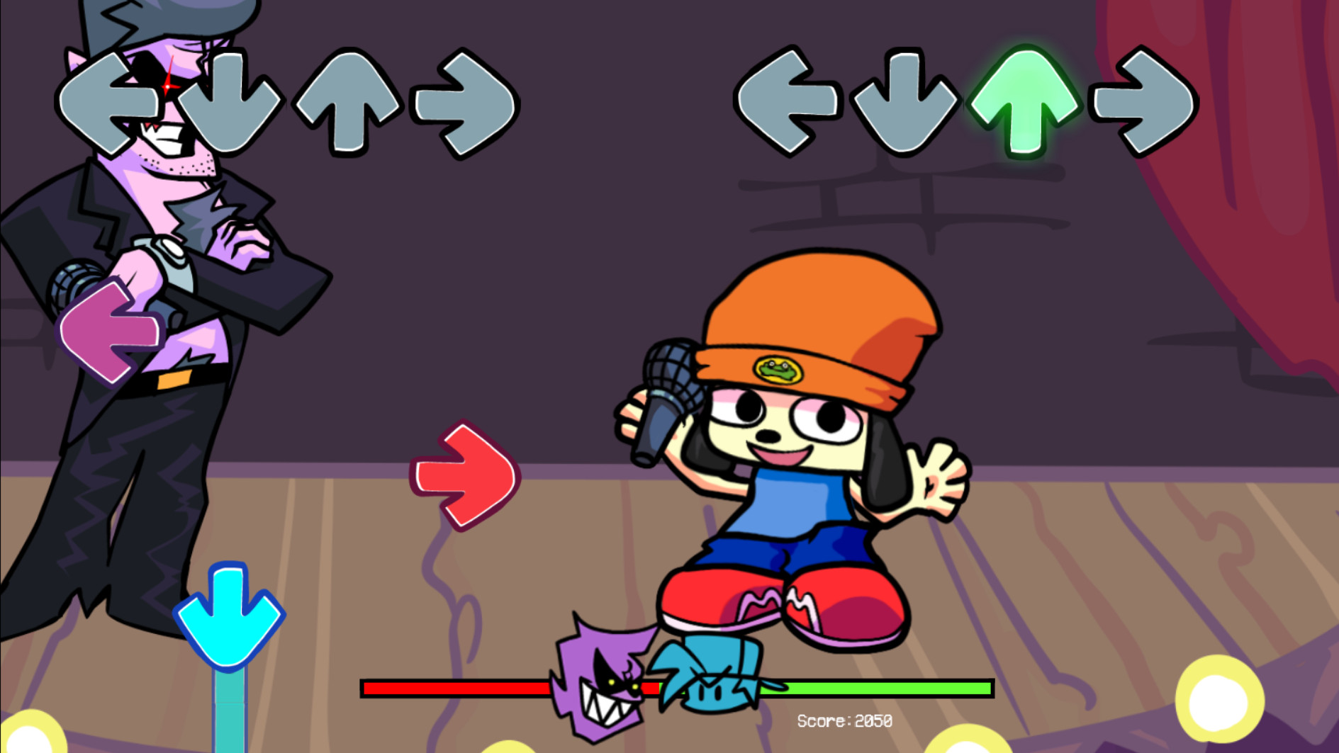 Parappa Over BF Skin! - [FNF w/ Parappa Version] Mod for Friday Night ...