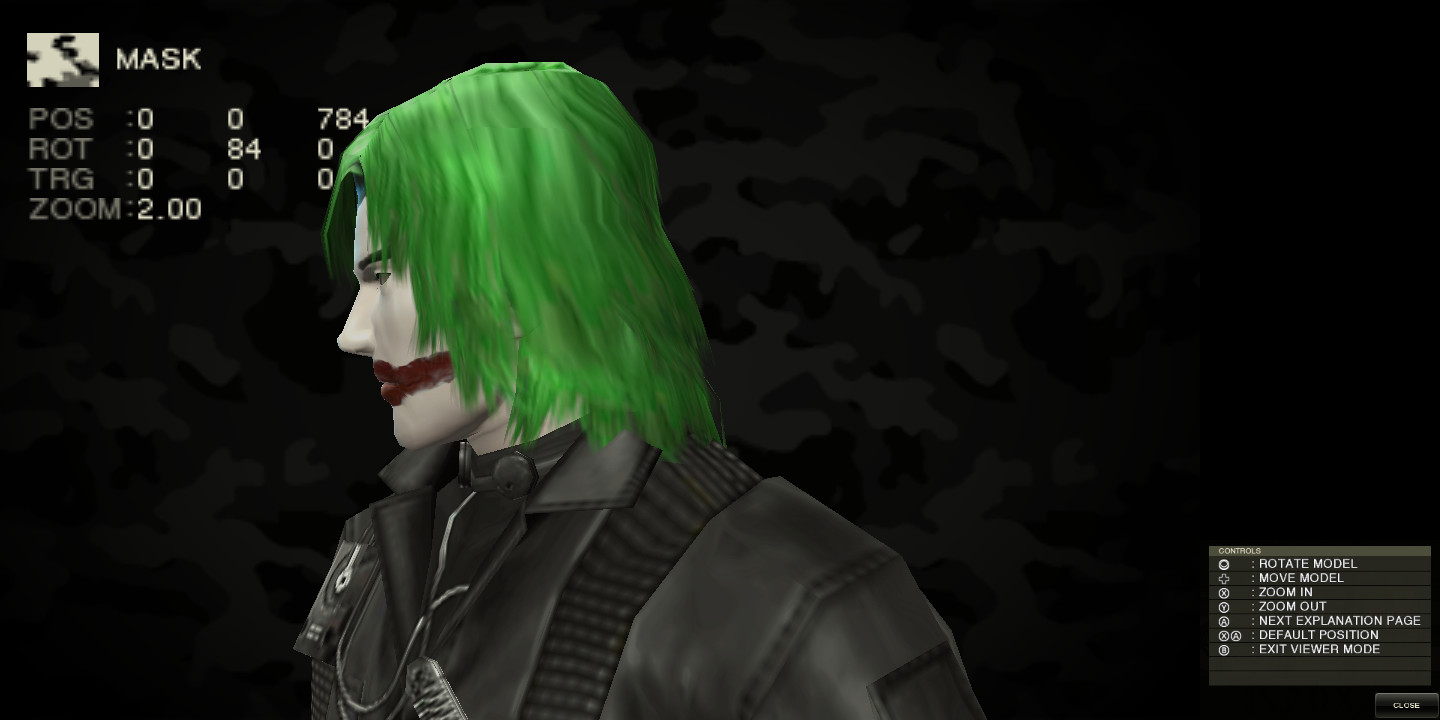 Jokerized Raiden [Metal Gear Solid: Snake Eater 3D] [Mods]