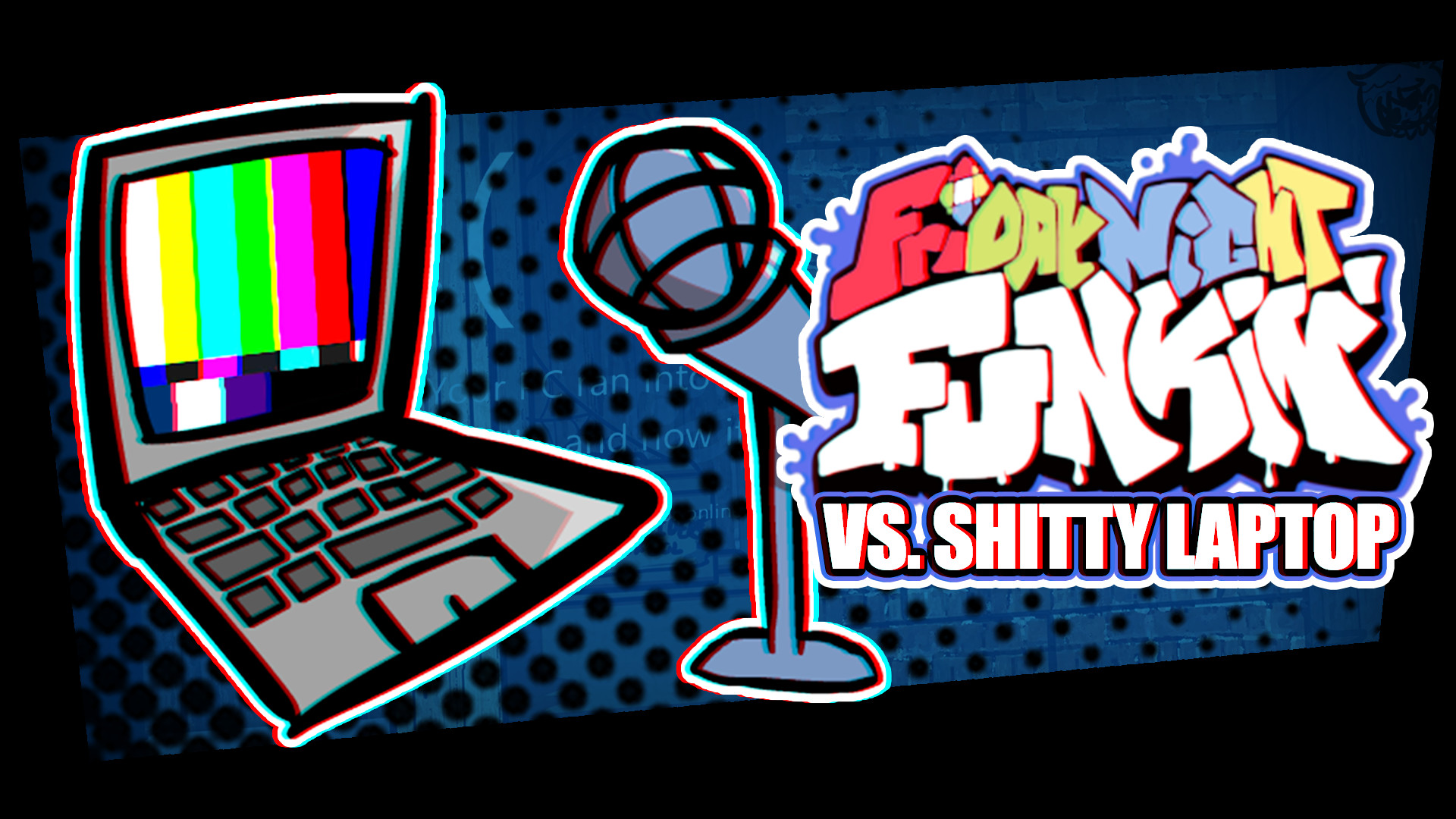 Vs A Shitty Laptop Mod for Friday Night Funkin' | FNF Mods