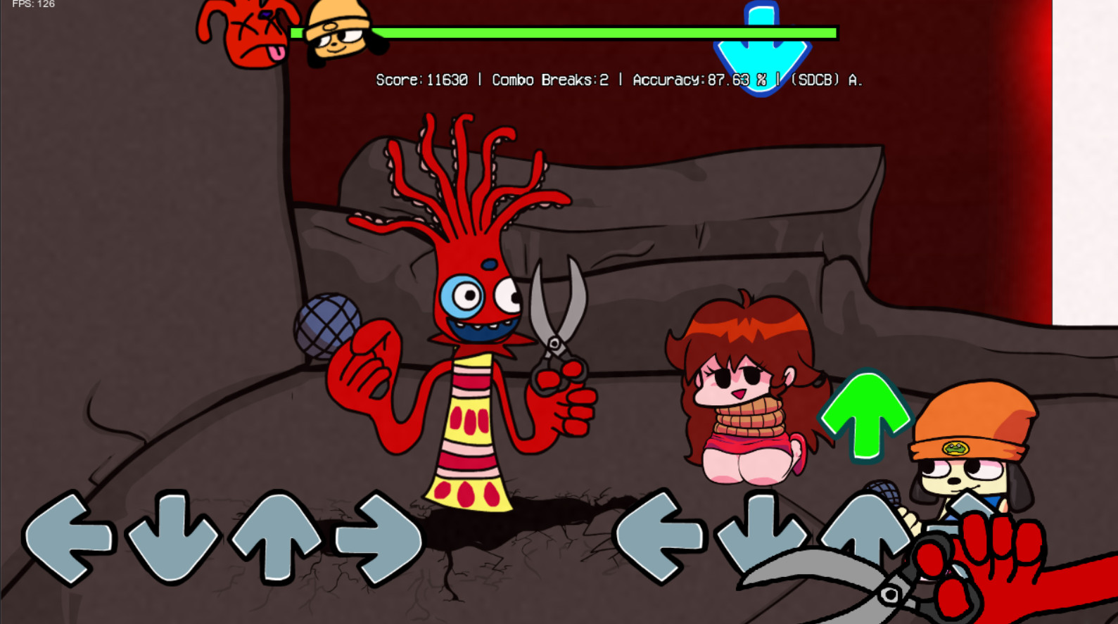 FNF Expurgation Hair Scare Remix Mod for Friday Night Funkin' | FNF Mods