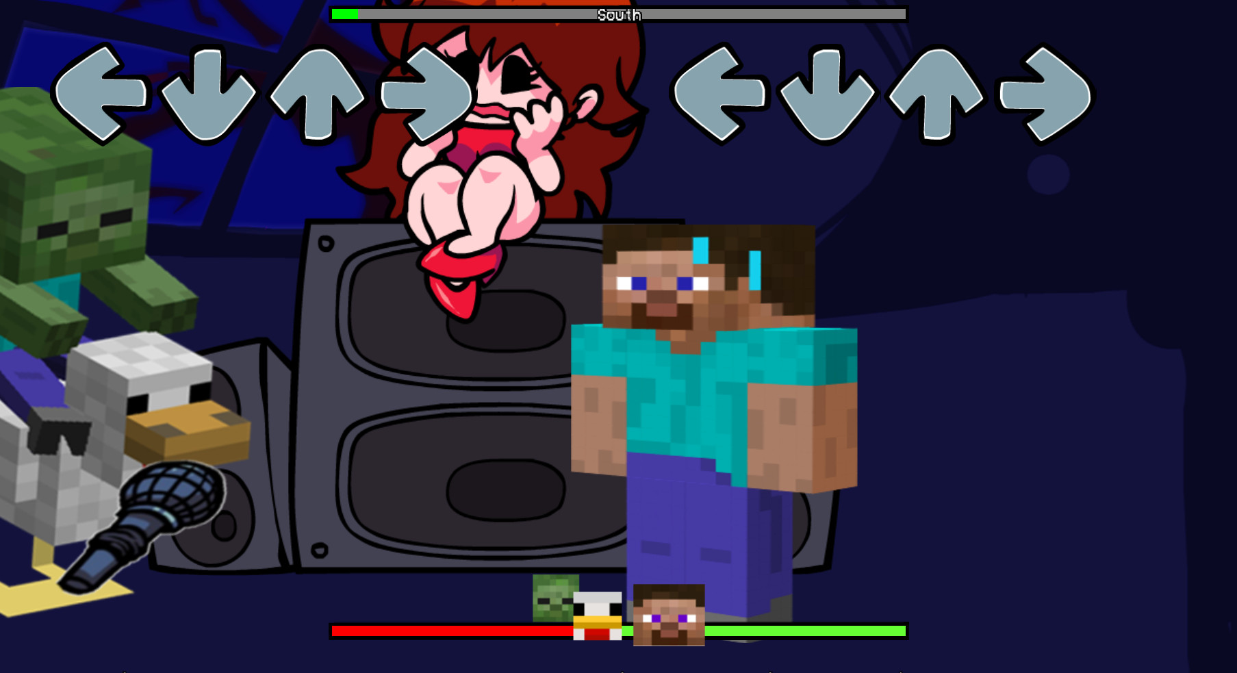 Minecraft Night Funkin (READ DESC) [Friday Night Funkin'] [Mods]