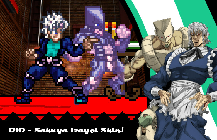 Sakuya Izayoi - Skin for DIO Mod for Super Smash Bros. Crusade | SSBC Mods