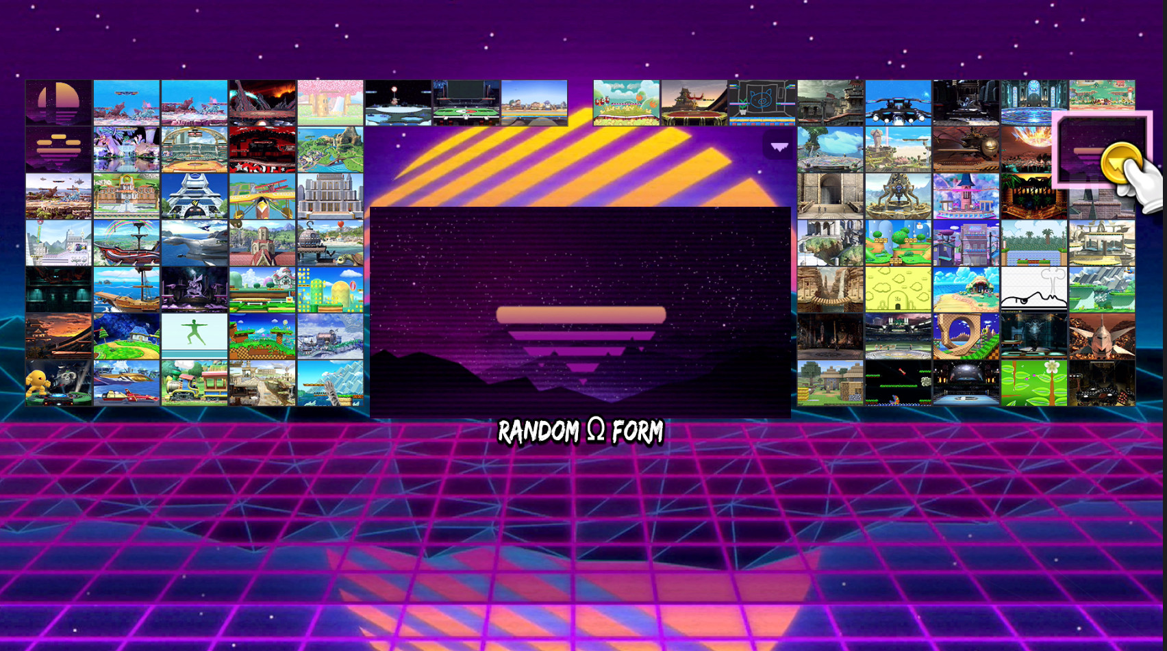 Vaporwave Random Icons Mod for Super Smash Bros. Ultimate | SSBU Mods