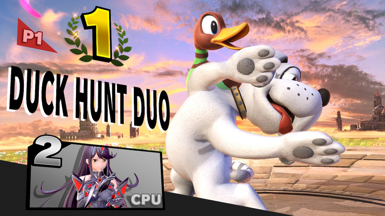 Dromarch Duck Hunt (+twin ring on clay pigeon) [Super Smash Bros ...