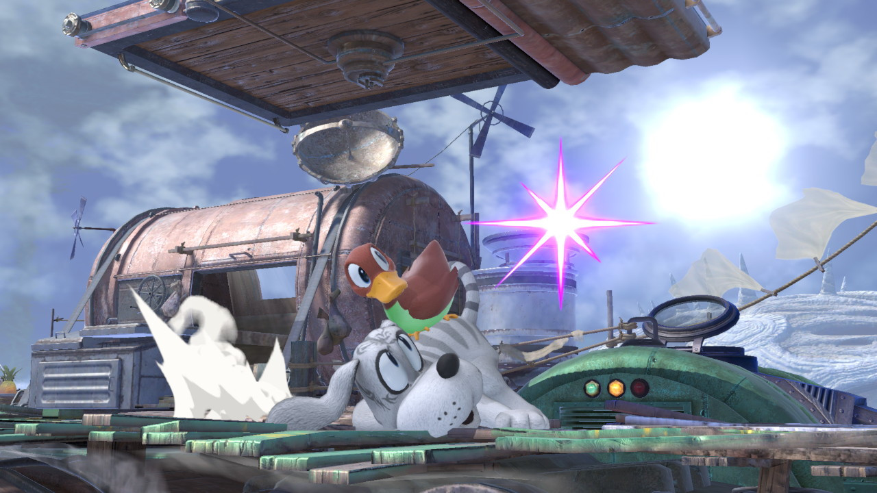 Dromarch Duck Hunt (+twin ring on clay pigeon) [Super Smash Bros ...