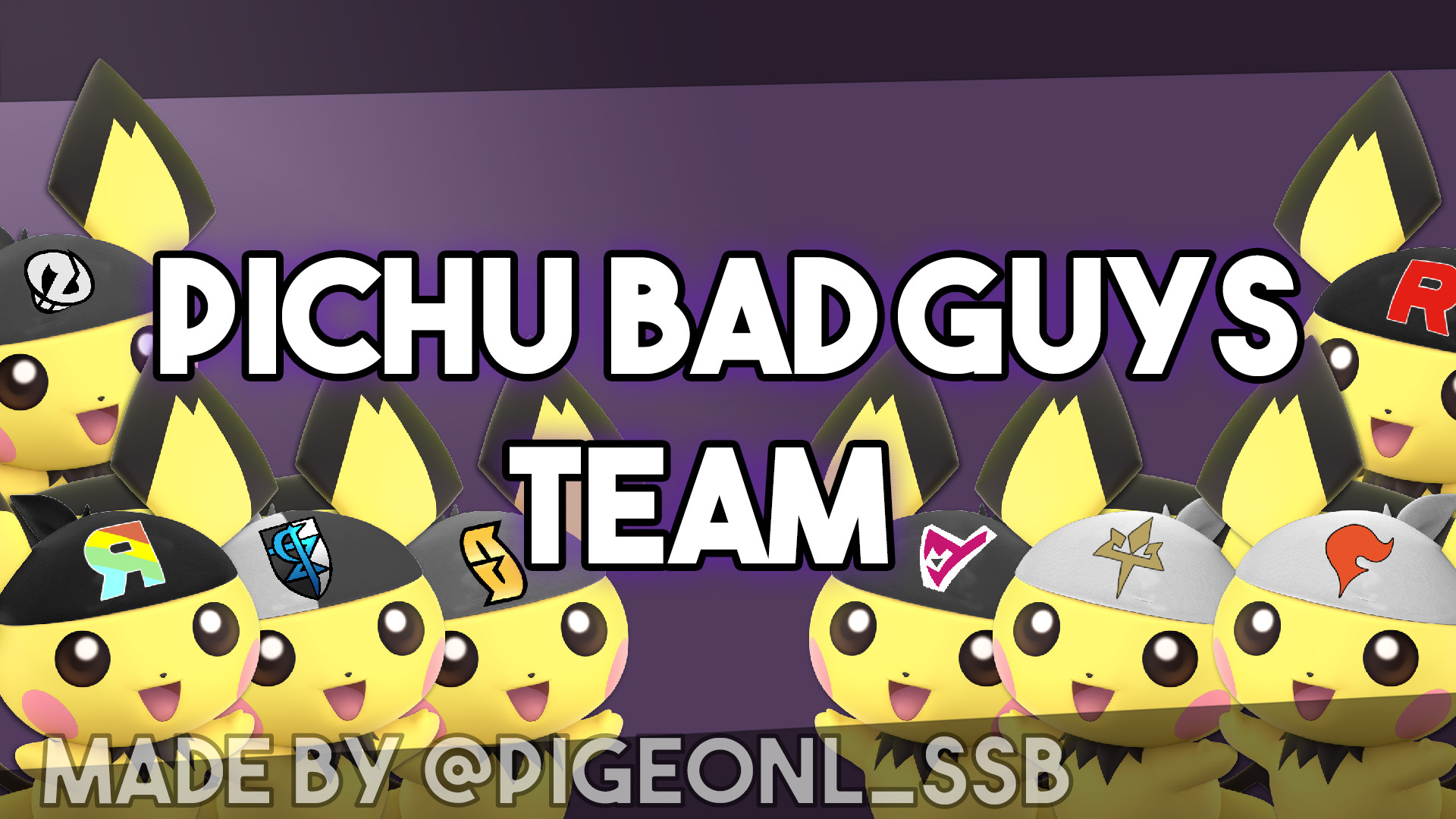 Pichu Bad Guys Team Mod for Super Smash Bros. Ultimate | SSBU Mods