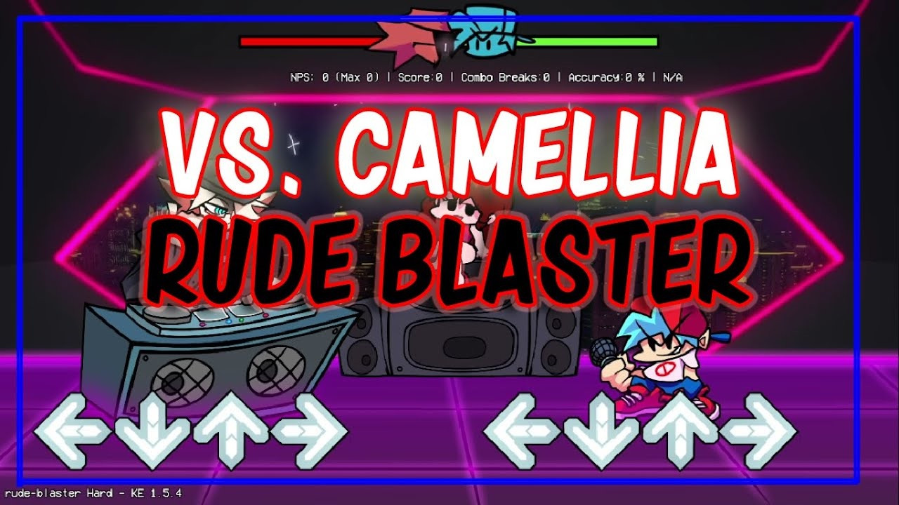 Vs Camellia RUDE BUSTER Mod for Friday Night Funkin' | FNF Mods