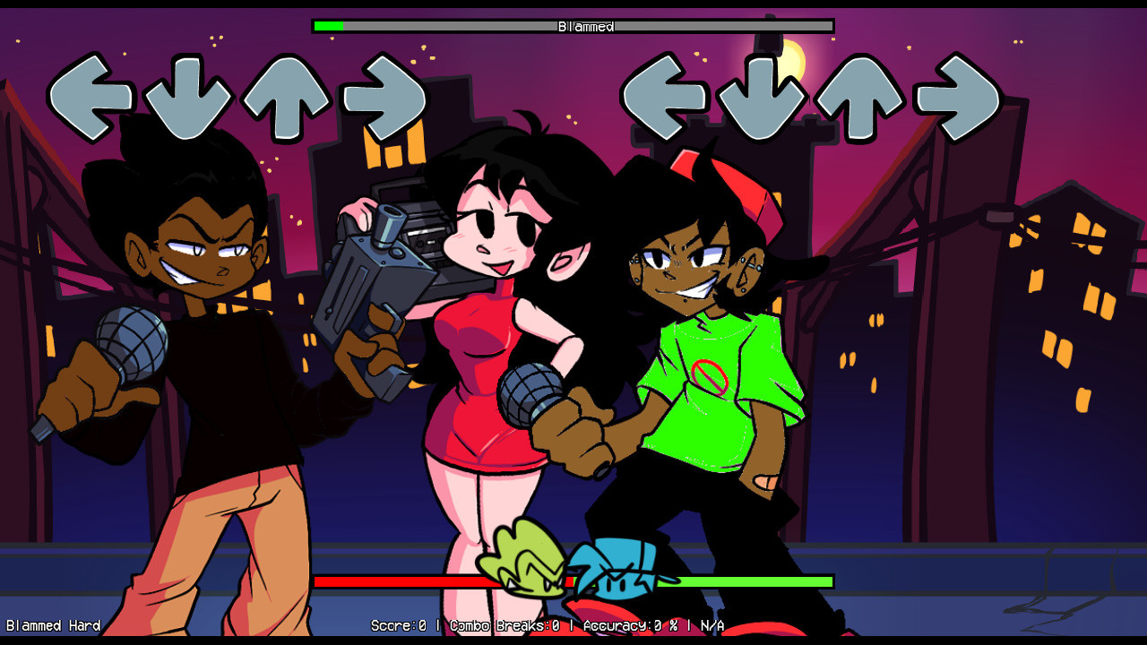 Bing bing bang X Blammed mod Mod for Friday Night Funkin' | FNF Mods