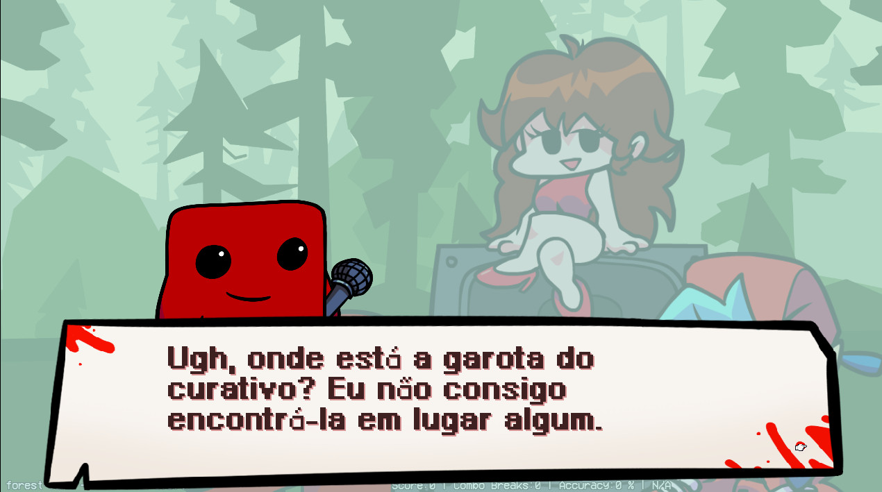 FNF | Vs. Meat Boy | Tradução para Português [Friday Night Funkin'] [Mods]