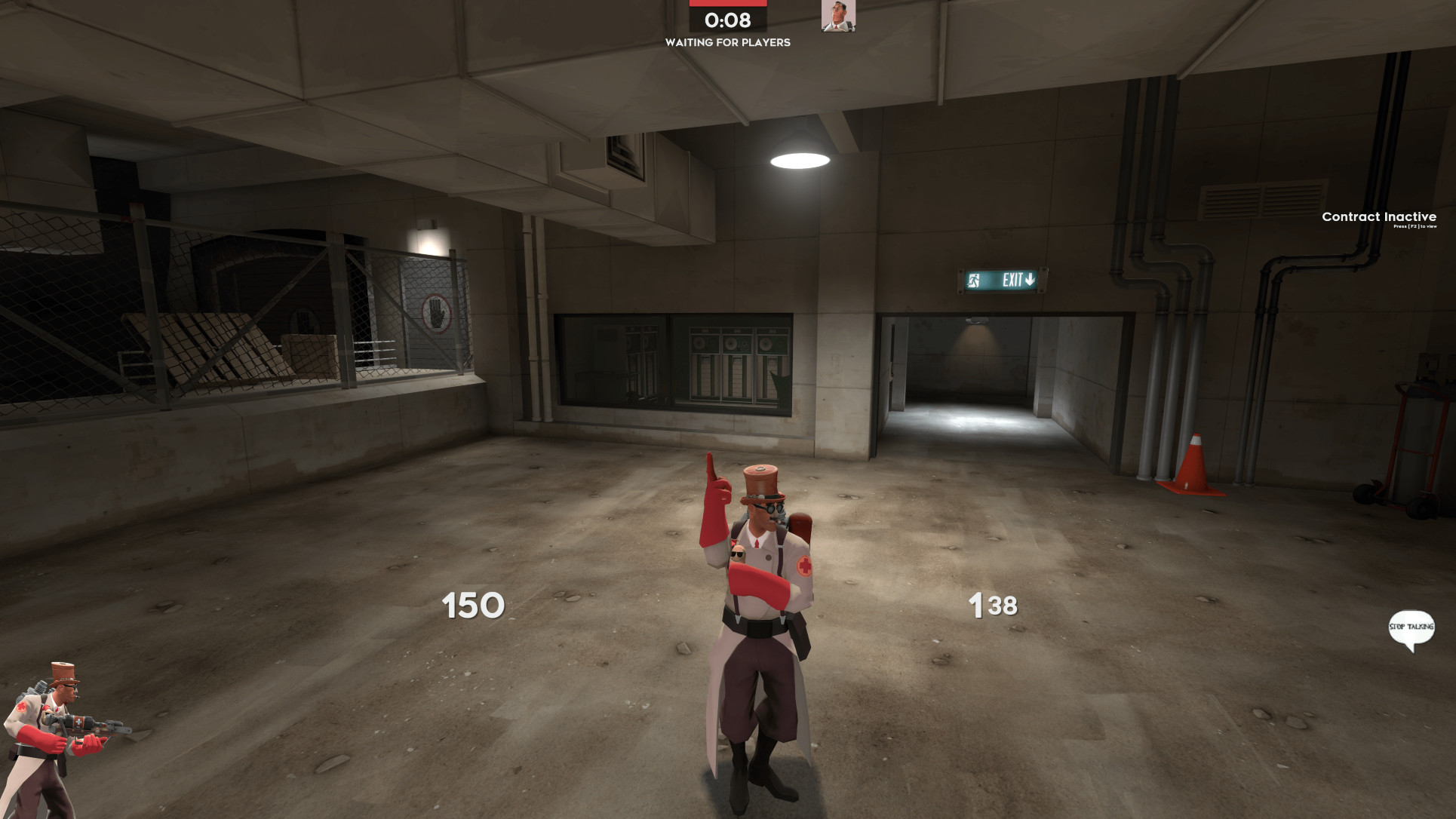 "STOP TALKING" chat bubble Mod for Team Fortress 2 | TF2 Mods