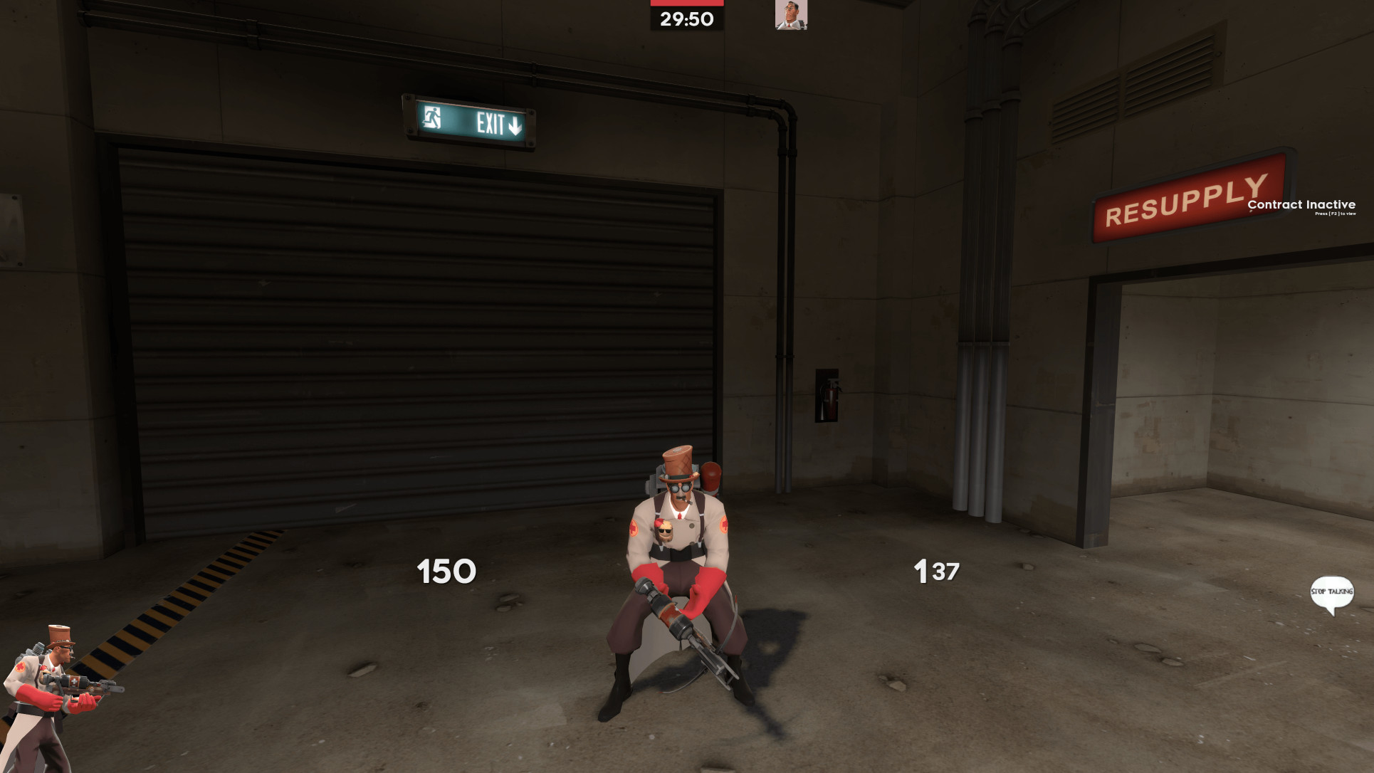 "STOP TALKING" chat bubble Mod for Team Fortress 2 | TF2 Mods