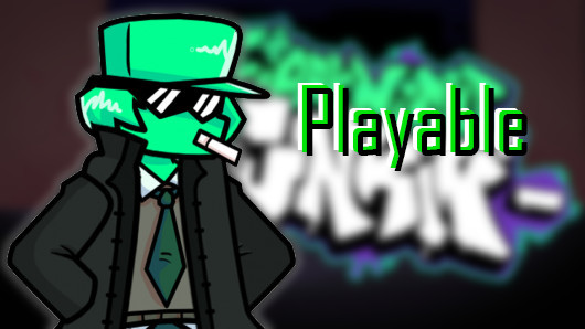 Playable Minus Garcello! [Friday Night Funkin'] [Mods]