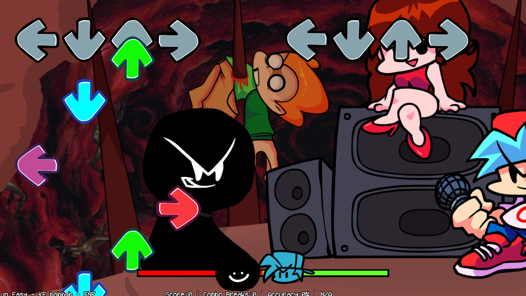 Cursed Run Bob Mod for Friday Night Funkin' | FNF Mods
