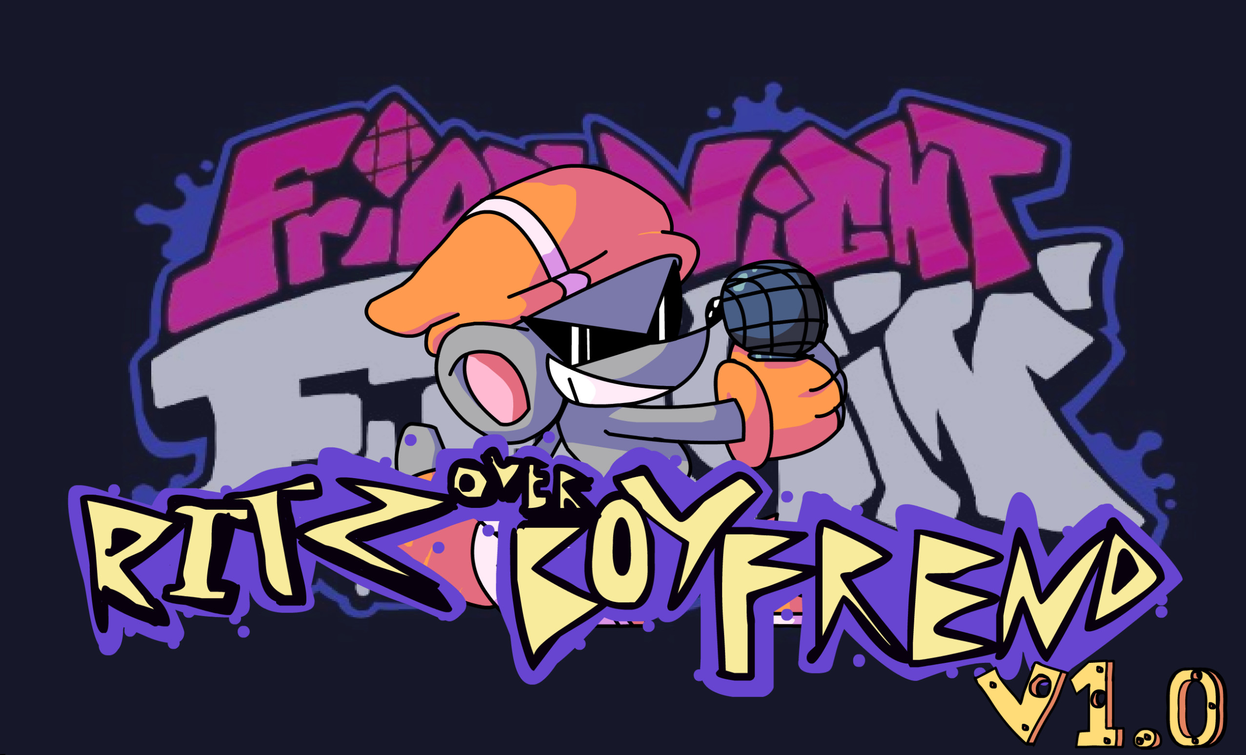 Ritz Over Boyfriend v1.0 (Public FLAs) Mod for Friday Night Funkin ...