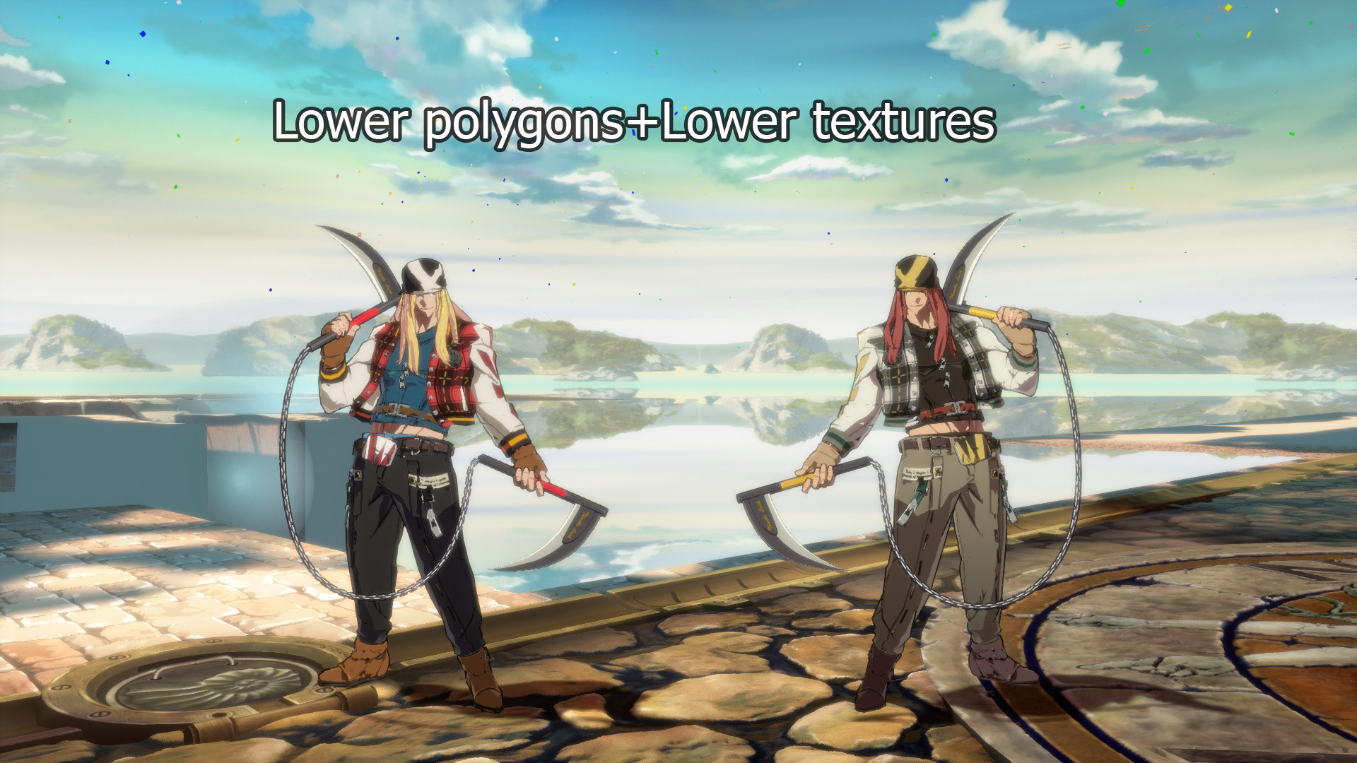Axl Super Low Polygons and texture for Potato Spec Mod for GUILTY GEAR ...