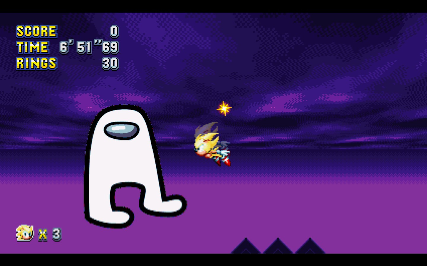 Amogus In Egg Reverie Mod for Sonic Mania | SM Mods