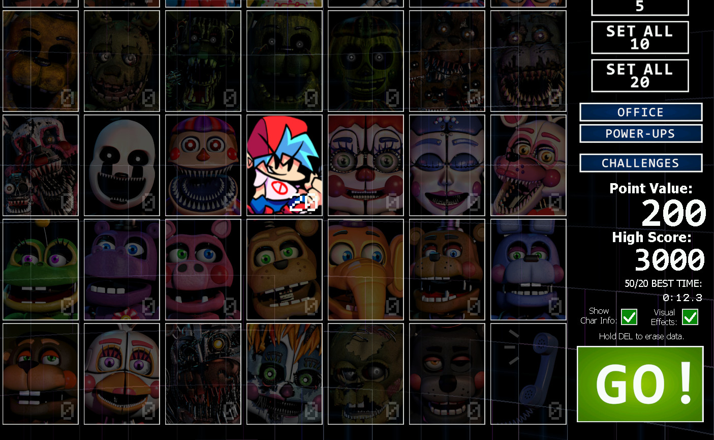 Bf over old man consequences Mod for Ultimate Custom Night | UCN Mods