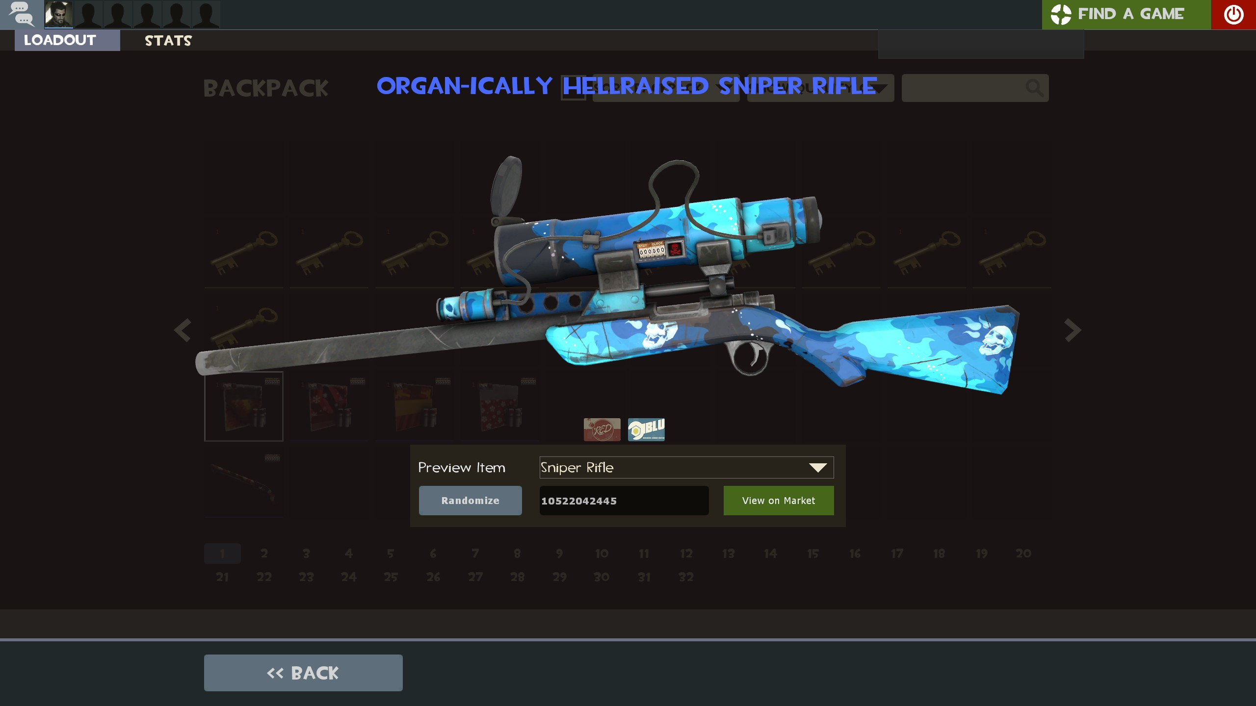 Blue BLU Organ-ically Hellraised Mod for Team Fortress 2 | TF2 Mods