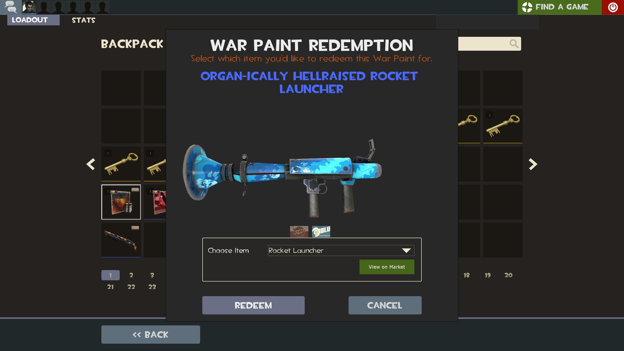 Blue BLU Organ-ically Hellraised Mod for Team Fortress 2 | TF2 Mods