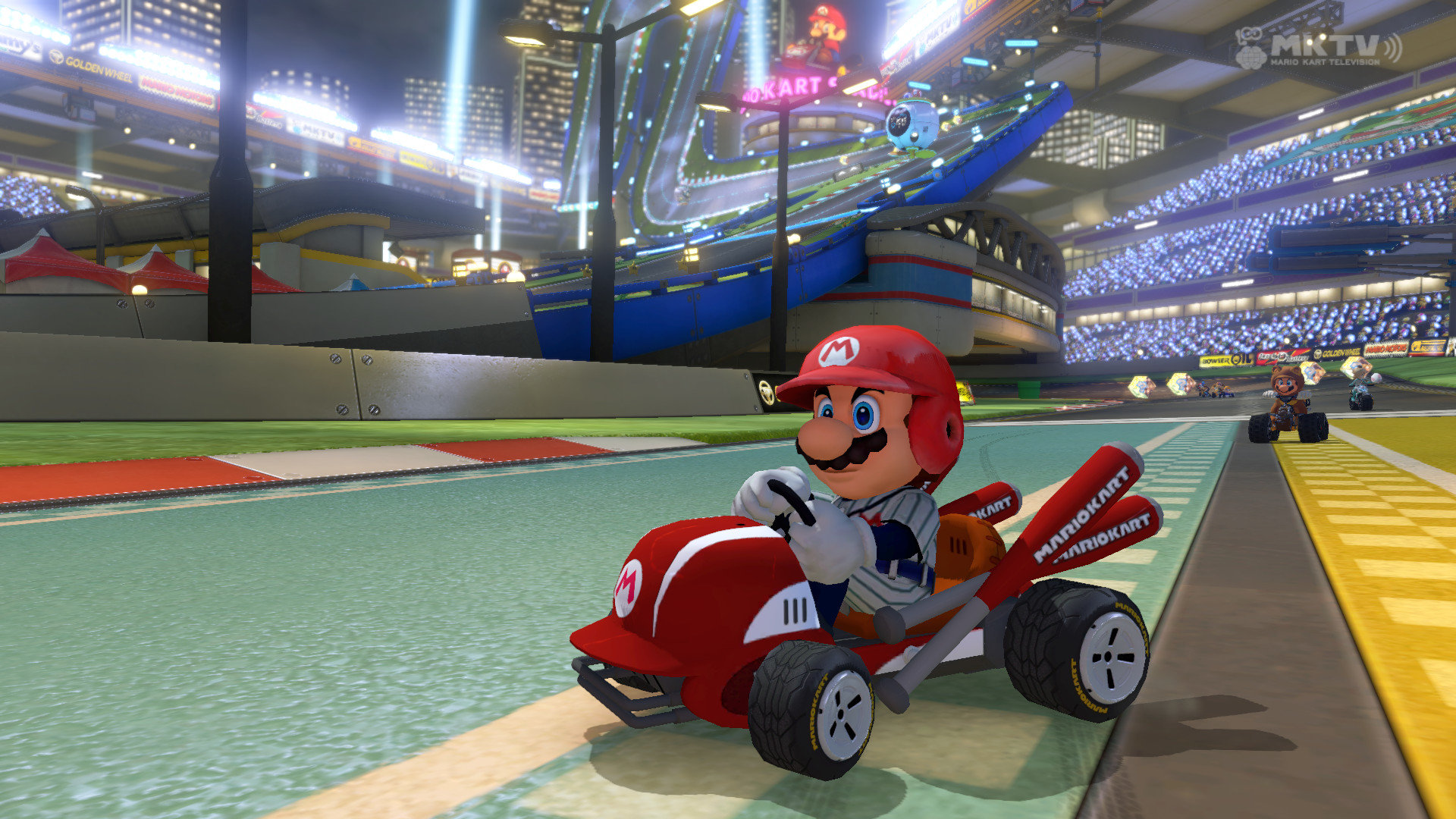 Mario Baseball from MKT Mod for Mario Kart 8 | MK8 Mods