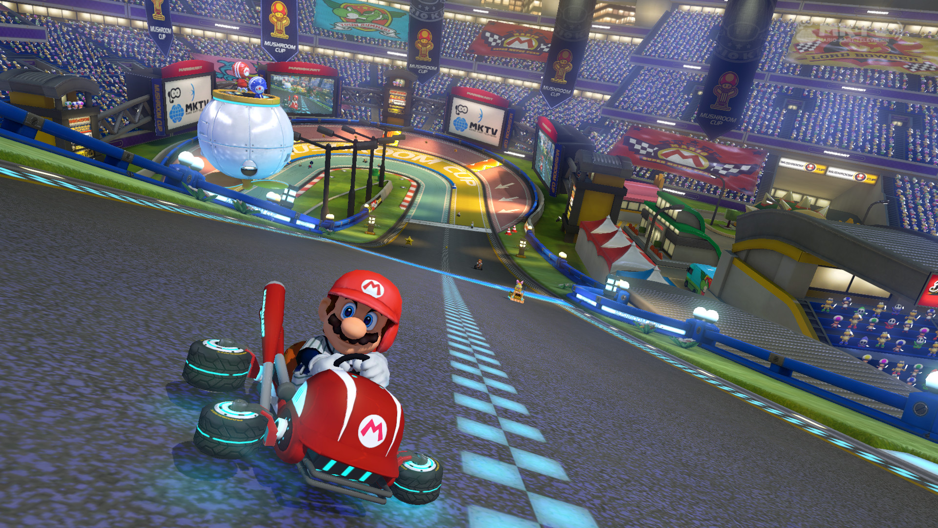 Mario Baseball from MKT Mod for Mario Kart 8 | MK8 Mods