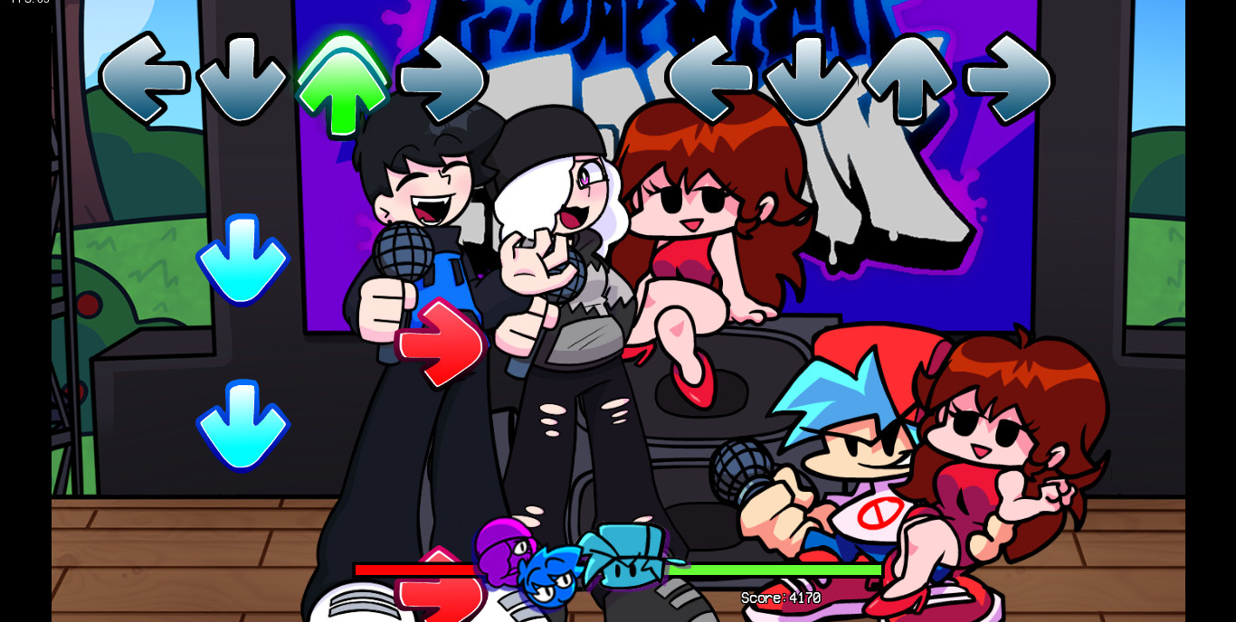 FNF Multiplayer Starlight Mayhem IMPROVED CustomBG Mod for Friday Night ...