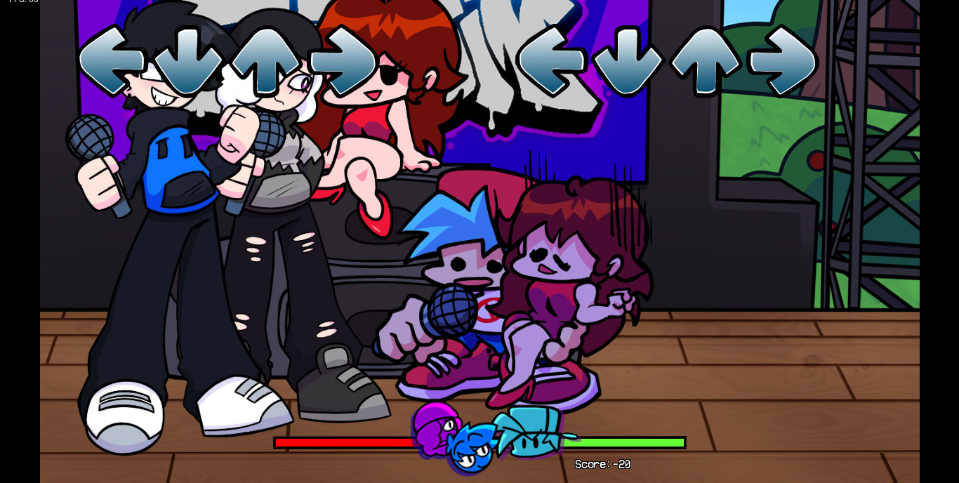 FNF Multiplayer Starlight Mayhem IMPROVED CustomBG Mod for Friday Night ...