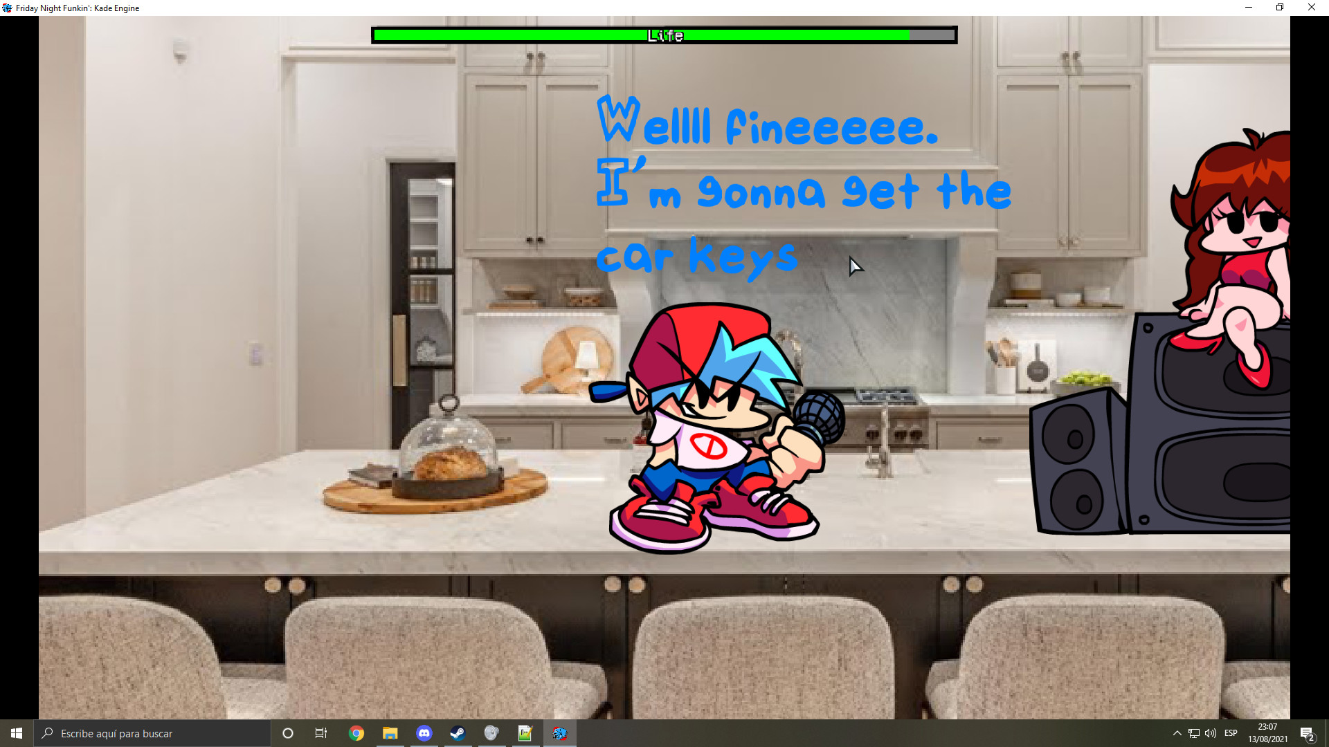 BF Touches Grass Mod for Friday Night Funkin' | FNF Mods