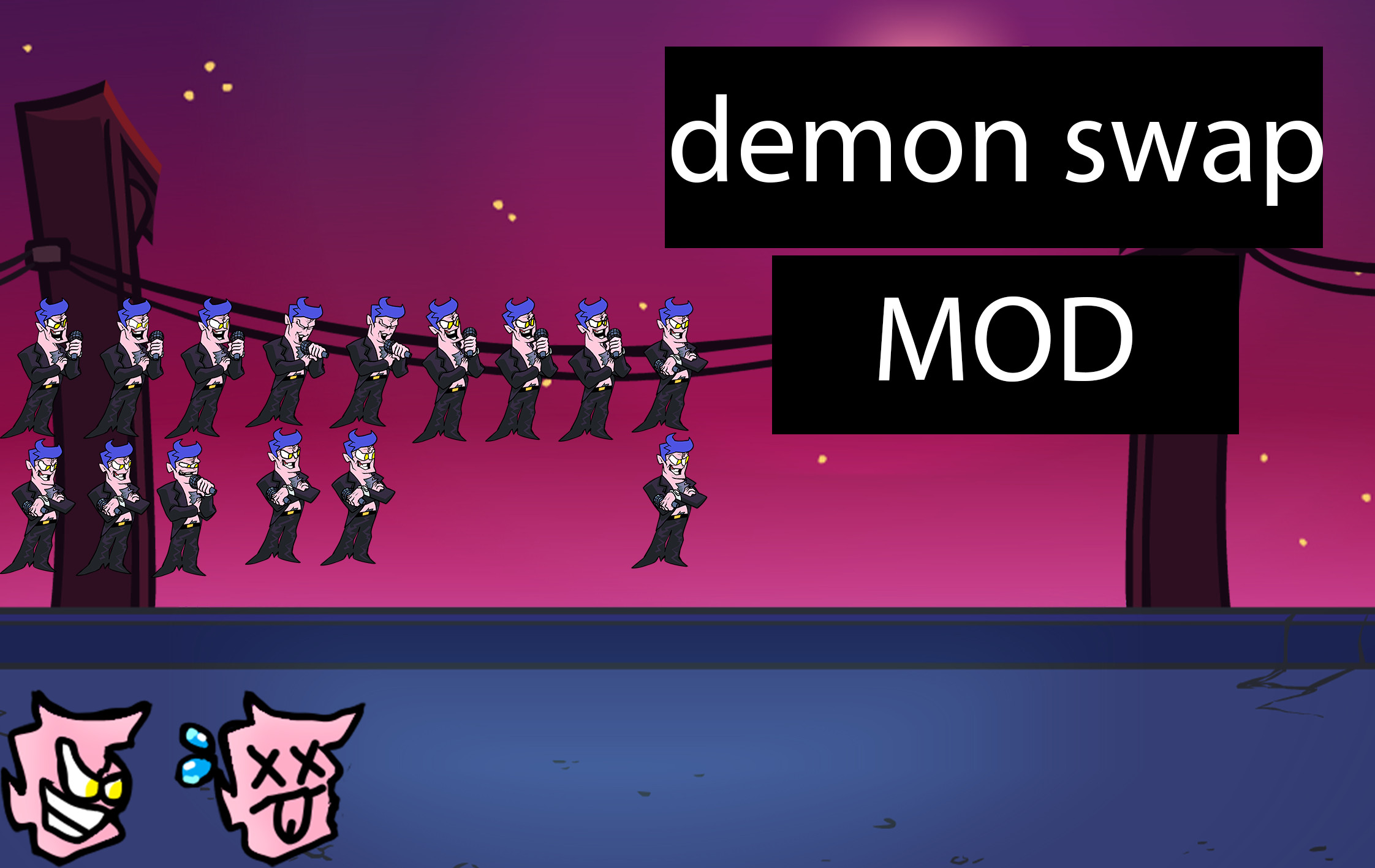 FNF demon swap demo [Friday Night Funkin'] [Mods]