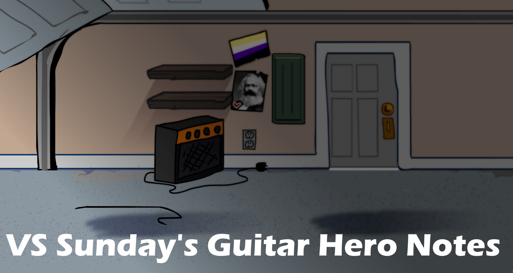 VS Sunday's Guitar Hero Notes! [Friday Night Funkin'] [Mods]