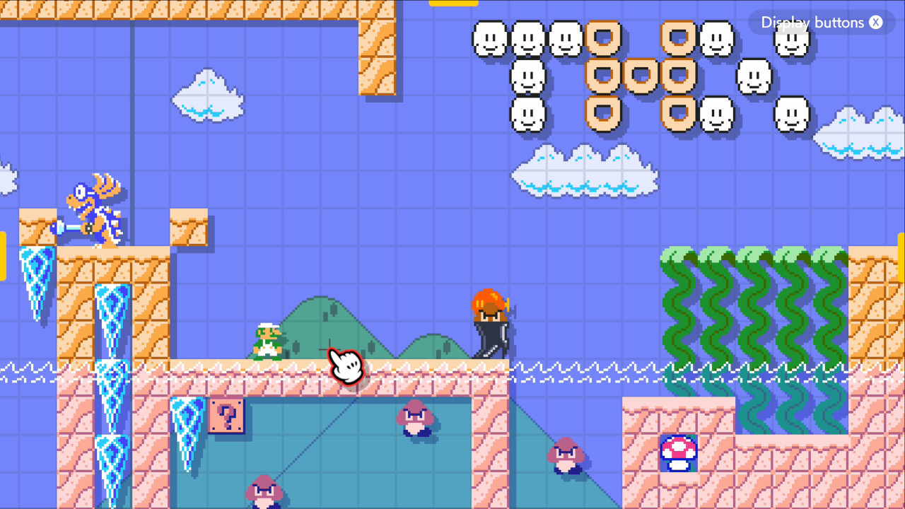 Beach & Underwater Castle Pack + Super World Mod for Super Mario Maker ...