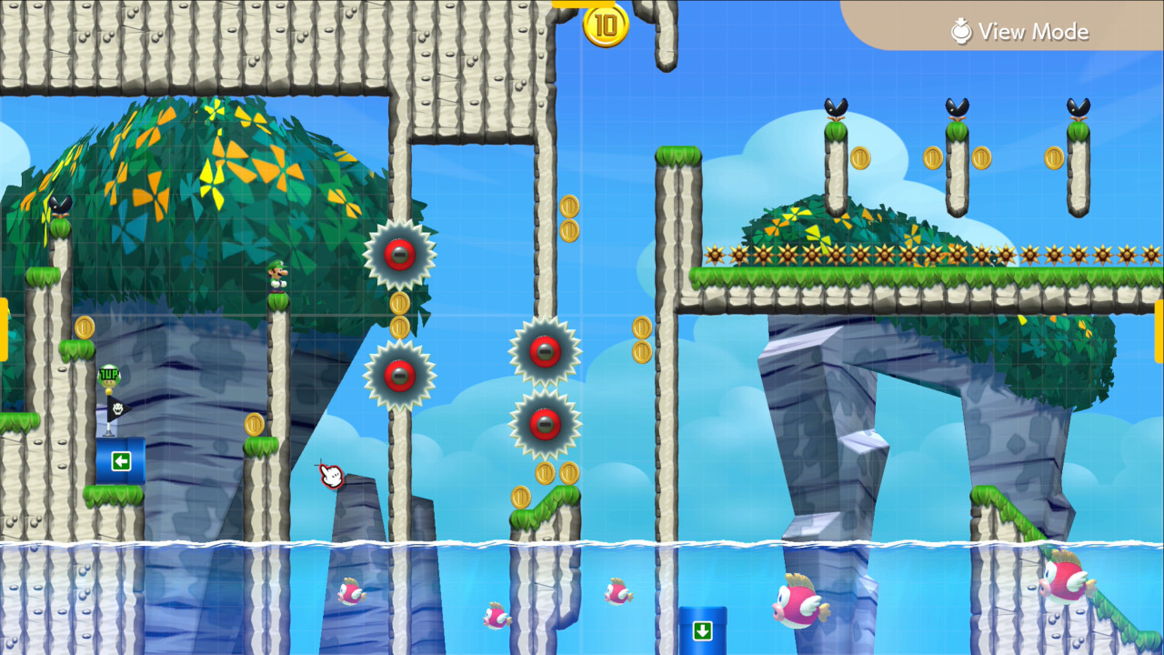 Beach & Underwater Castle Pack + Super World Mod for Super Mario Maker ...