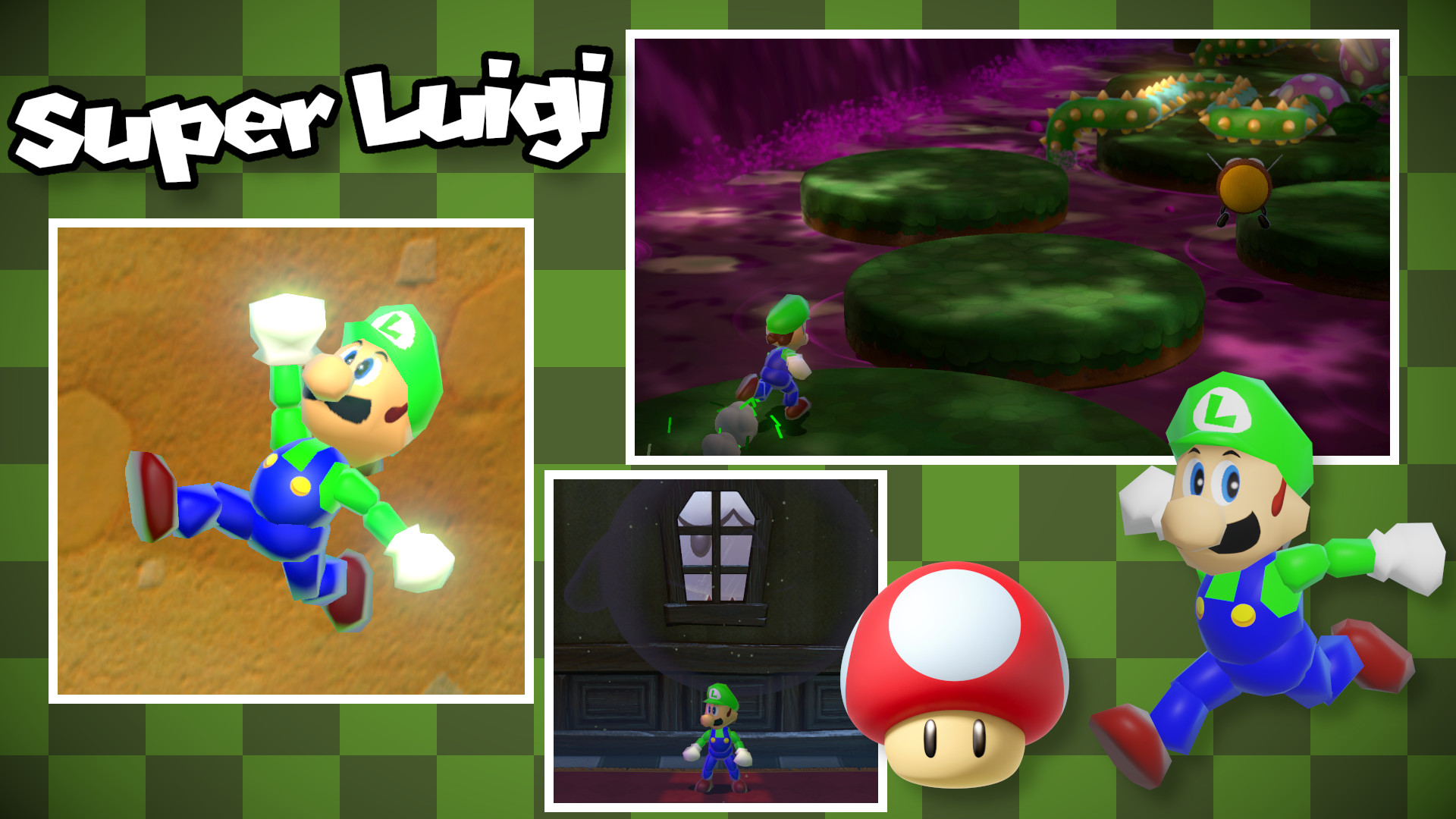 Beta (SM64) Luigi in Super Mario 3D World Mod for Super Mario 3D World ...