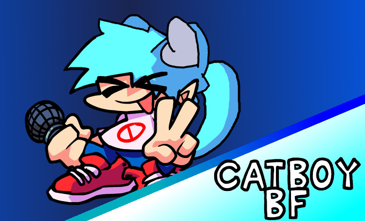 Catboy BF Mod for Friday Night Funkin' | FNF Mods