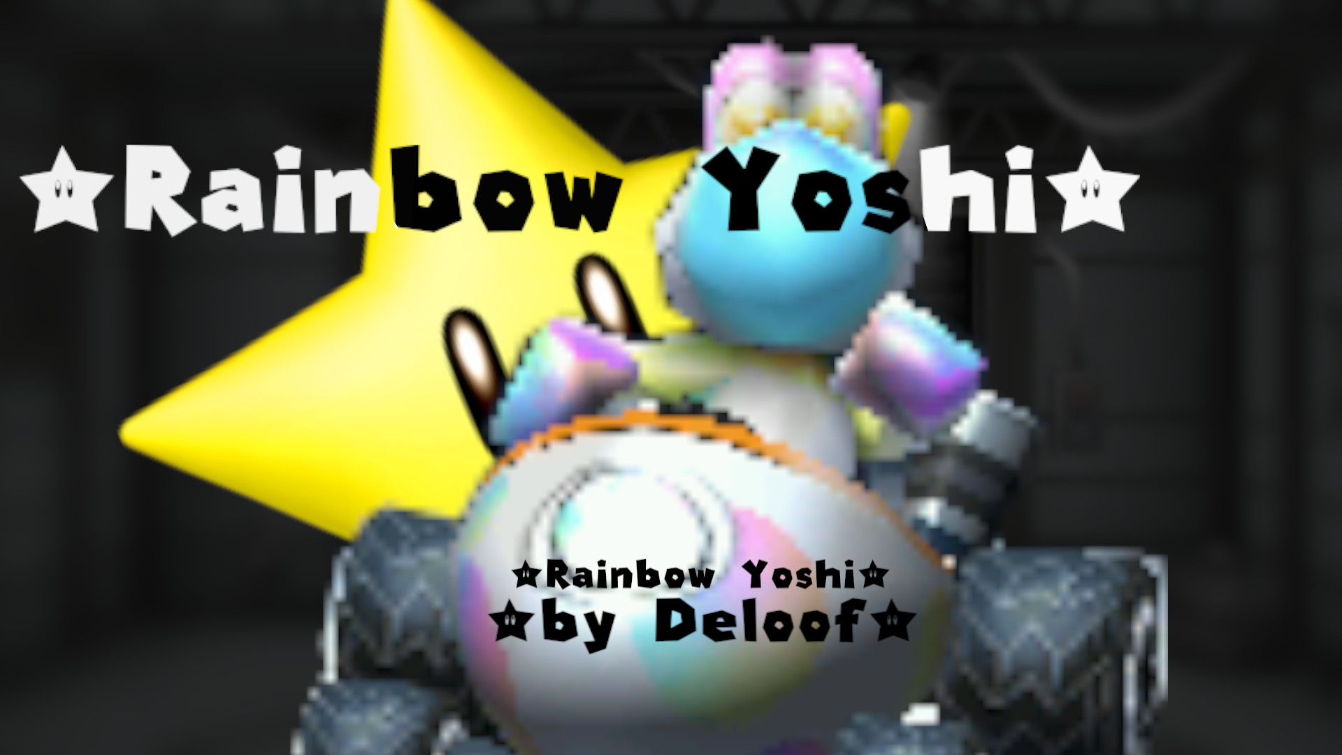 Rainbow Yoshi (+Karts!) Mod for Mario Kart 7 | MK7 Mods