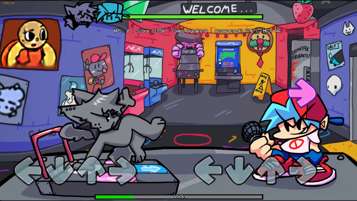 FNF "Arcade Showdown" Mod but KAPI IS NAKEY WOAH! [Friday Night Funkin ...