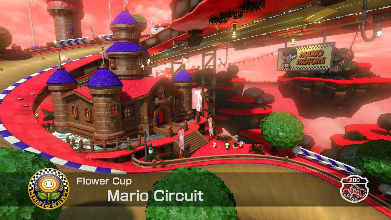 Red Mario Circuit Mod for Mario Kart 8 Deluxe | MK8D Mods